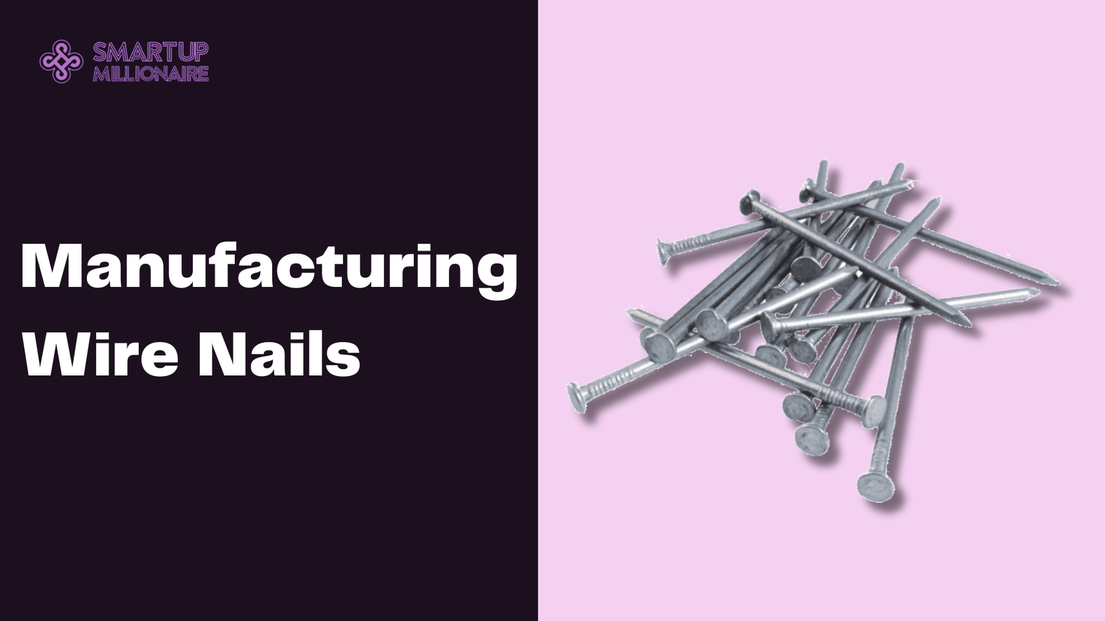 Manufacturing Wire Nails: Profitable Business Idea | SmartUp Millionaire